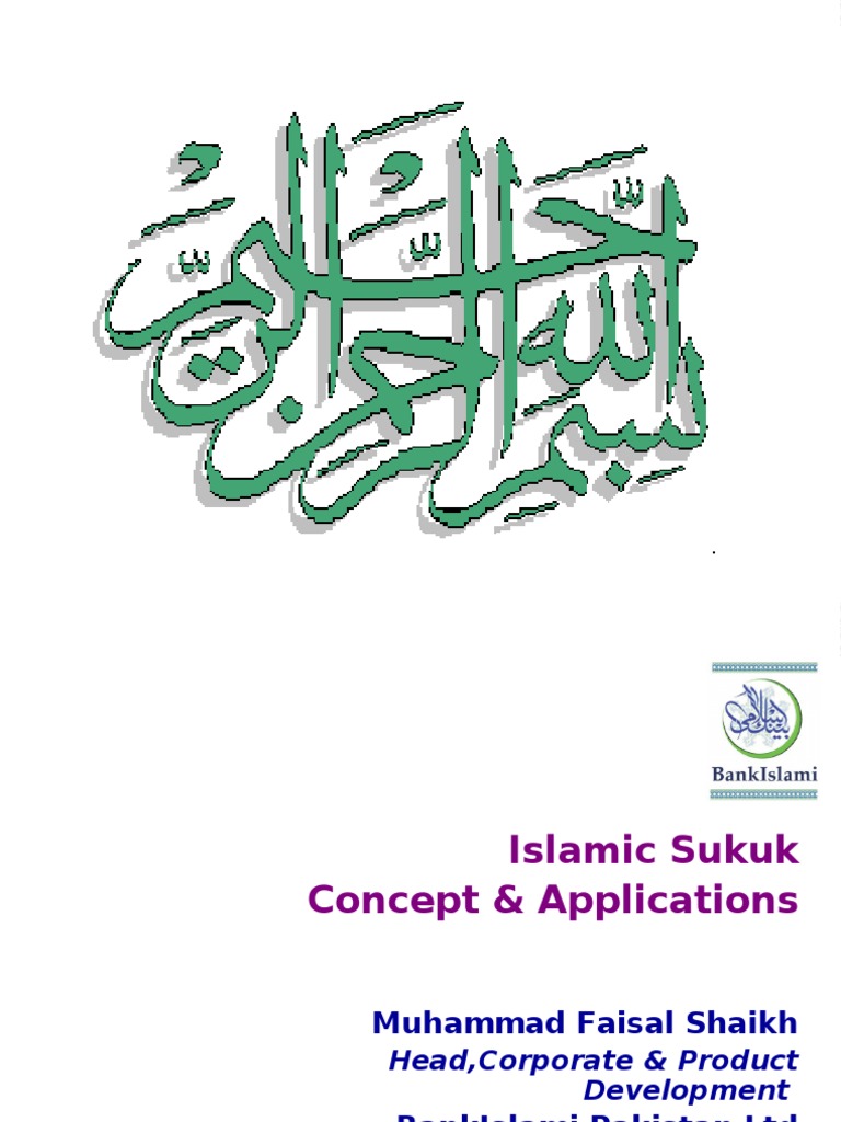 Sukuk Presentation | PDF | Islamic Banking And Finance | Securitization