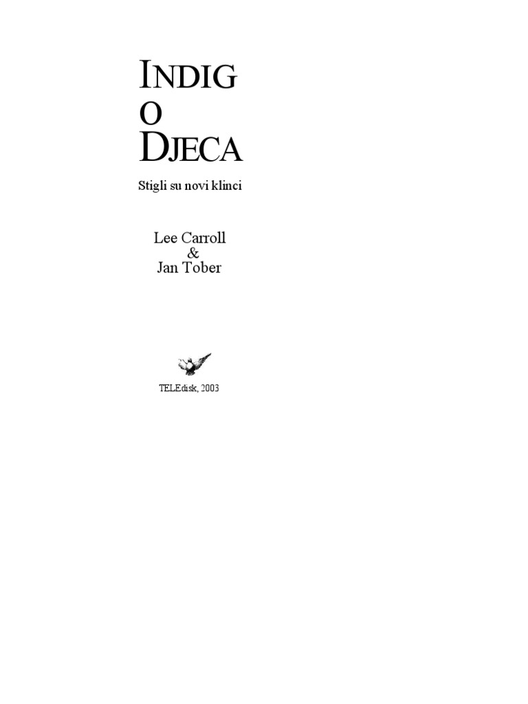 Lee Carroll & Jan Tober - Indigo Djeca | PDF | Foreign Language Studies