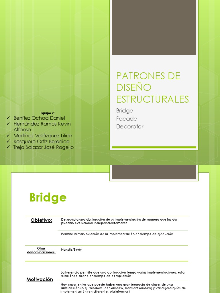 4.patrones de Diseño Estructurales | PDF
