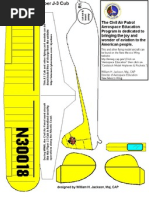 CAP Piper Cub Paper Airplane 2 | PDF | Foreign Language Studies