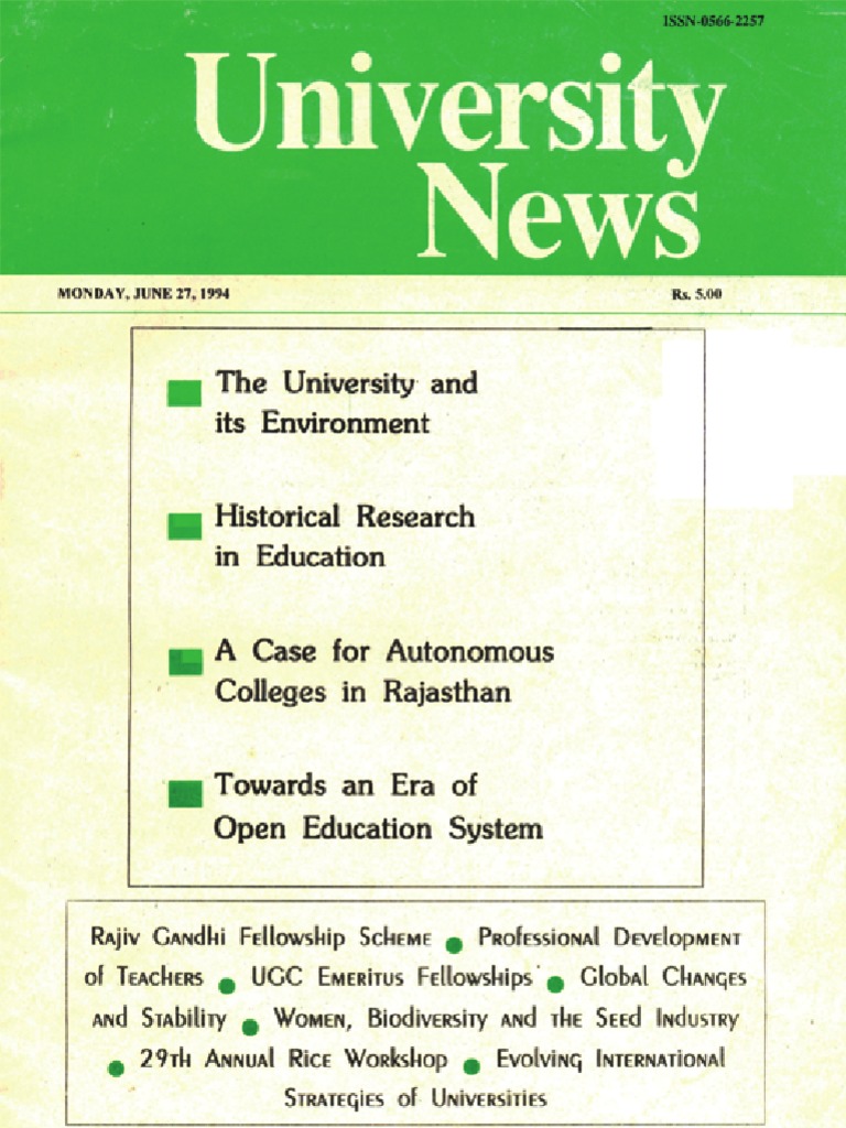 The University and Its Environment | PDF | University | Economic Growth