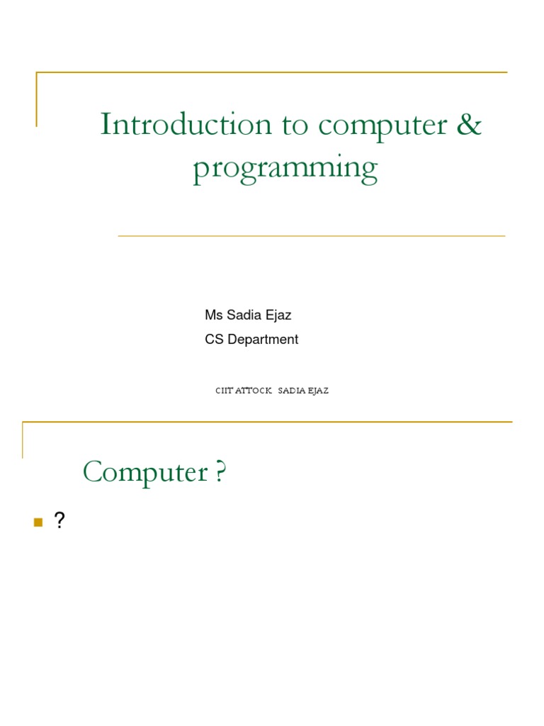 Lec 1 (ItC&P) | PDF | Disk Storage | Computer Data Storage