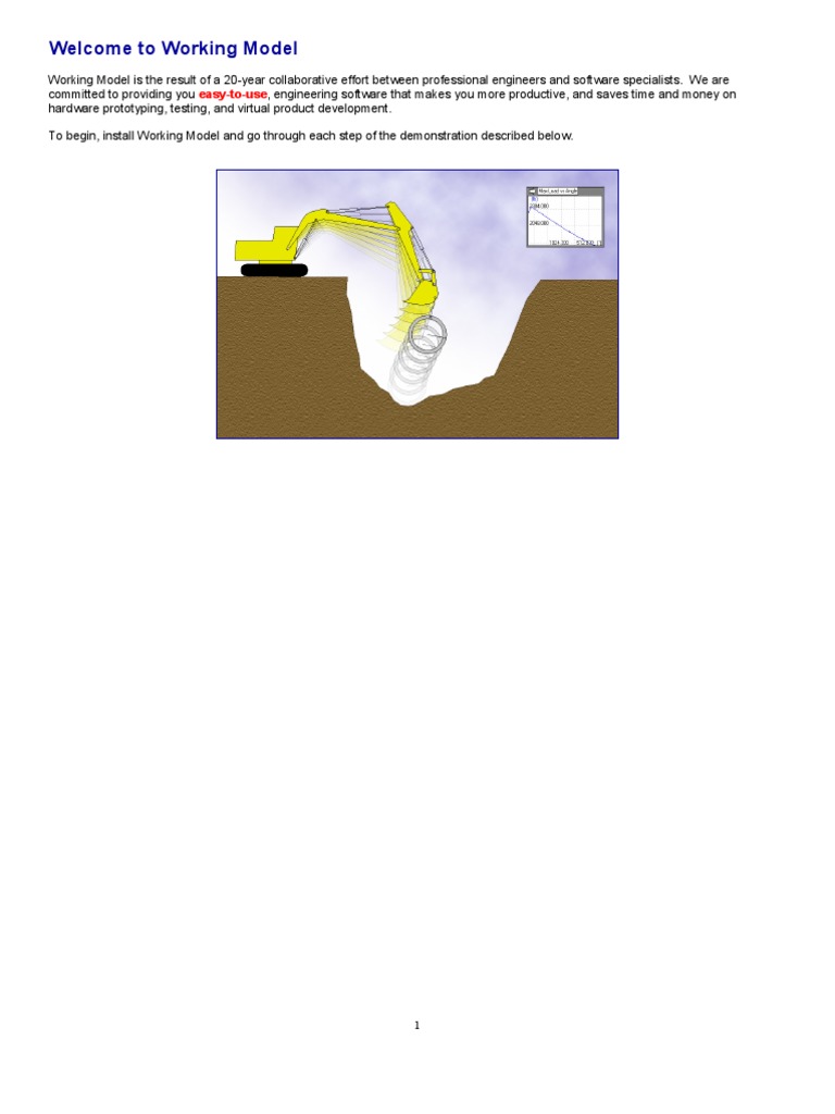 Working Model 2d Tutorial | PDF | Point And Click | Pendulum