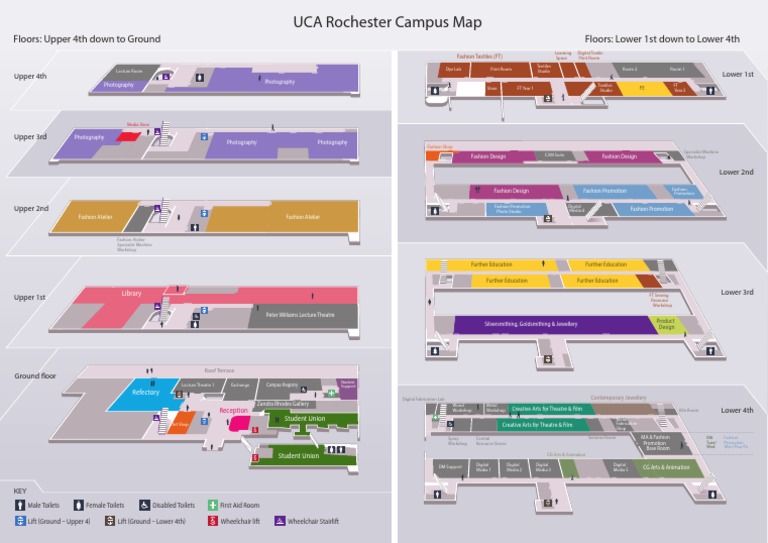 UCA Rochester Campus Layout Guide | PDF