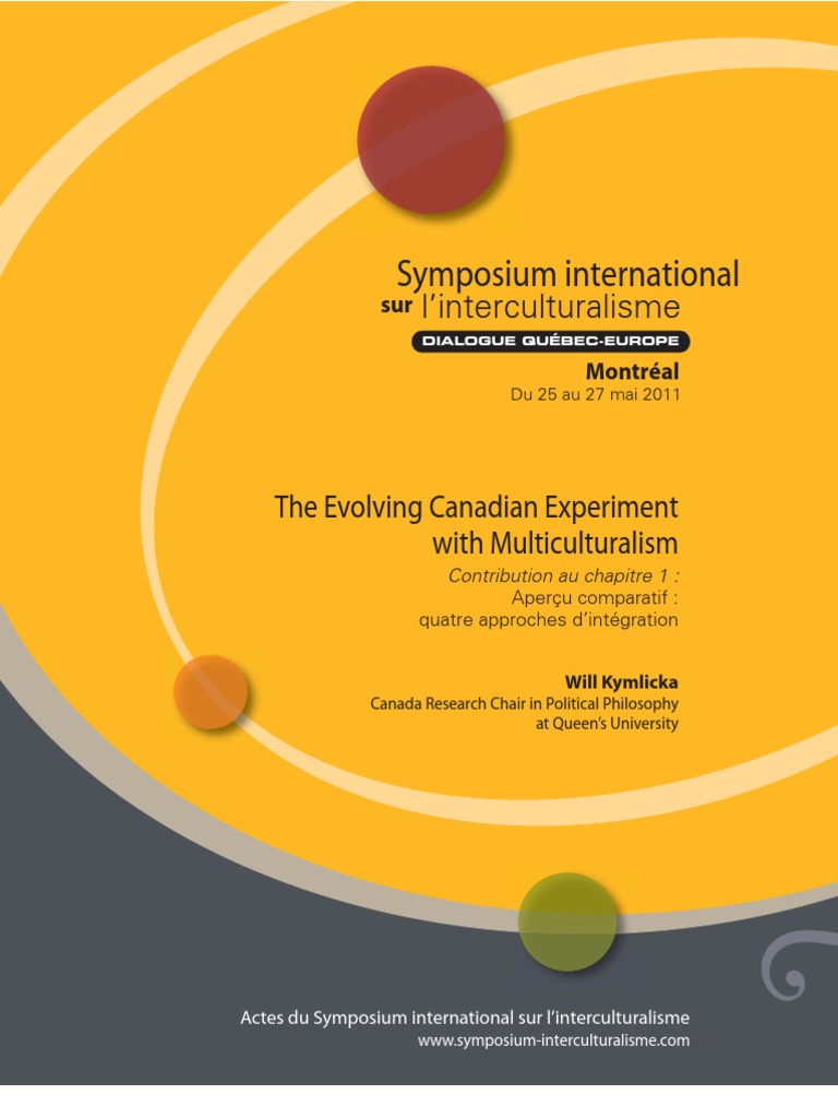 Canada Multiculturalism KYMLICKA | PDF | Multiculturalism | Immigration