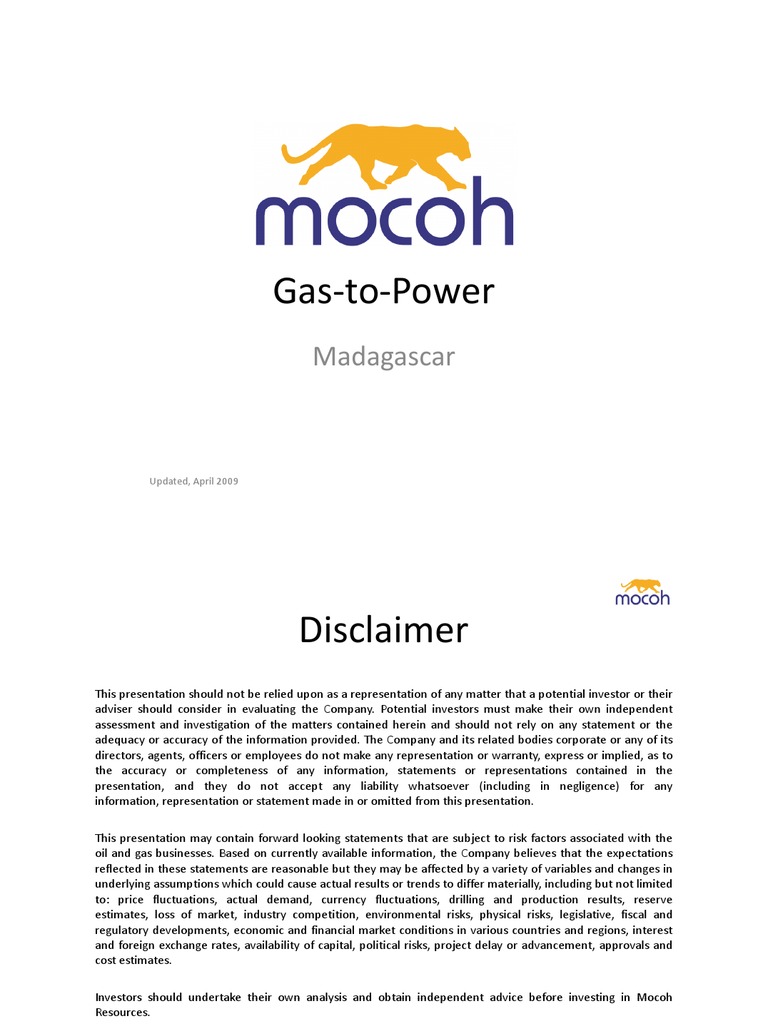 Presentation Michael Hacking | PDF | Natural Gas | Electricity Generation