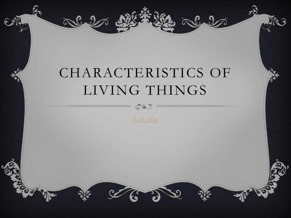 Characteristics of Living Things Jeopardy | PDF | Organisms | Foods