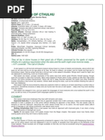 Call of Cthulhu 6E Character Sheet | PDF