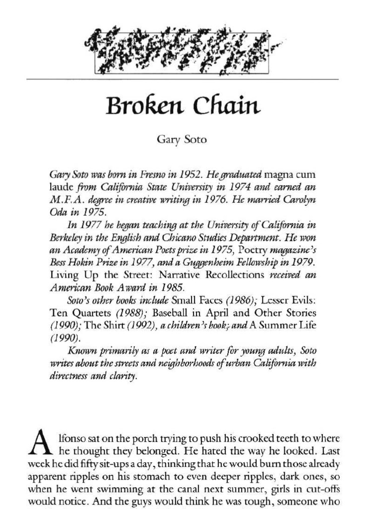 Broken Chain: Gary Sow | PDF