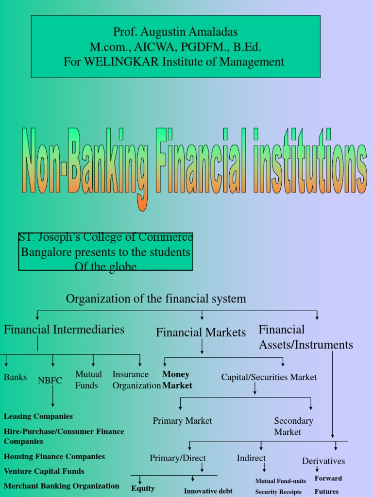 Non Banking Financial Institutions | PDF | Non Bank Financial ...