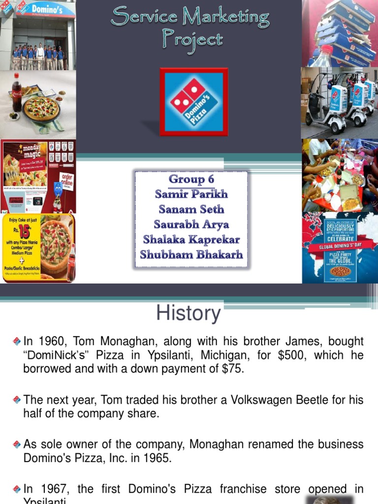 History of Domino's Pizza Origins | PDF | Domino's Pizza | Restaurant ...