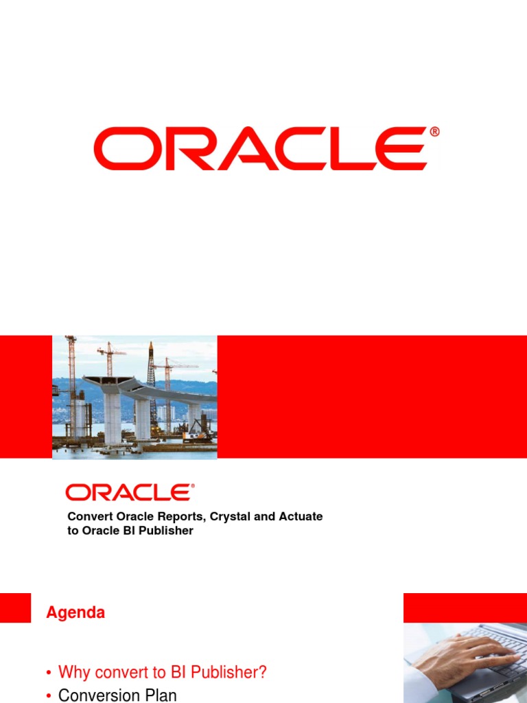Convert To Bi Publisher 11g 1611815 | PDF | Oracle Database | Pl/Sql