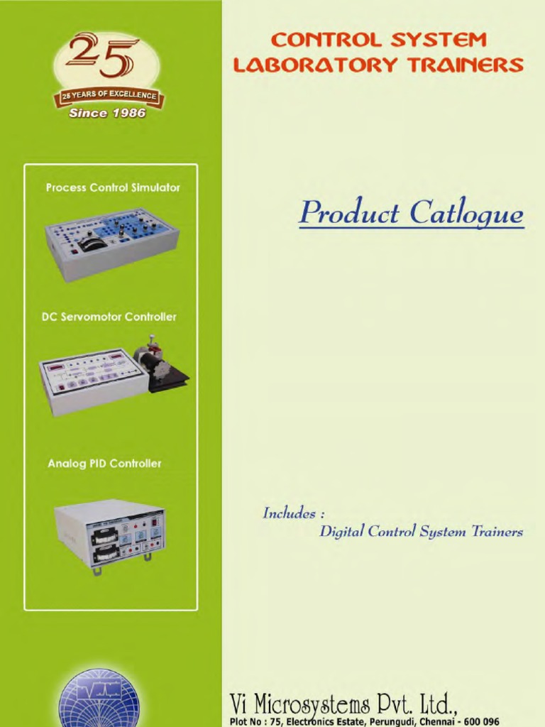 5 - Control System Trainer | PDF | Control Theory | Servomechanism