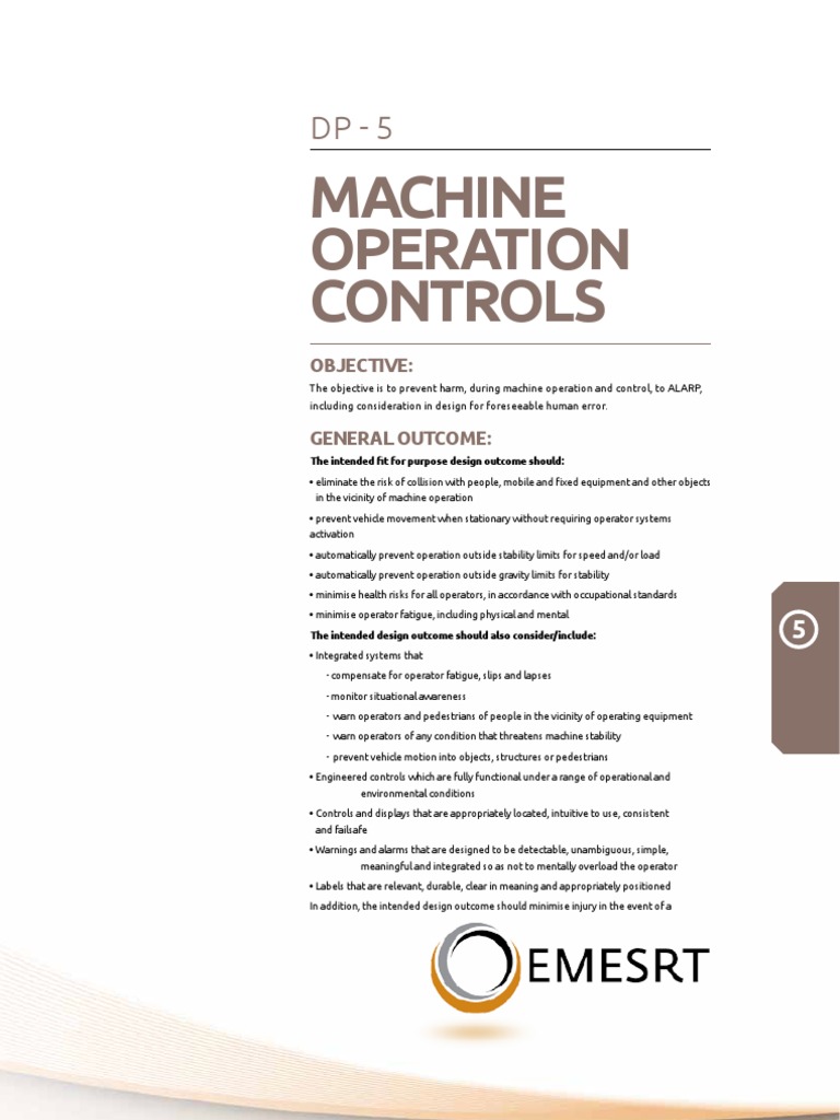 Emesrt DesignPhilosophies5-A4 | PDF | Machines | Risk