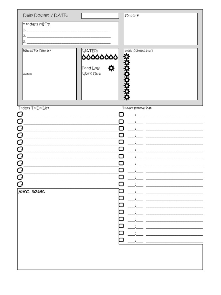 Daily Docket | PDF | Lifestyle