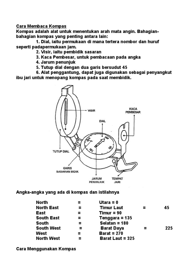 Cara Membaca Kompas | PDF