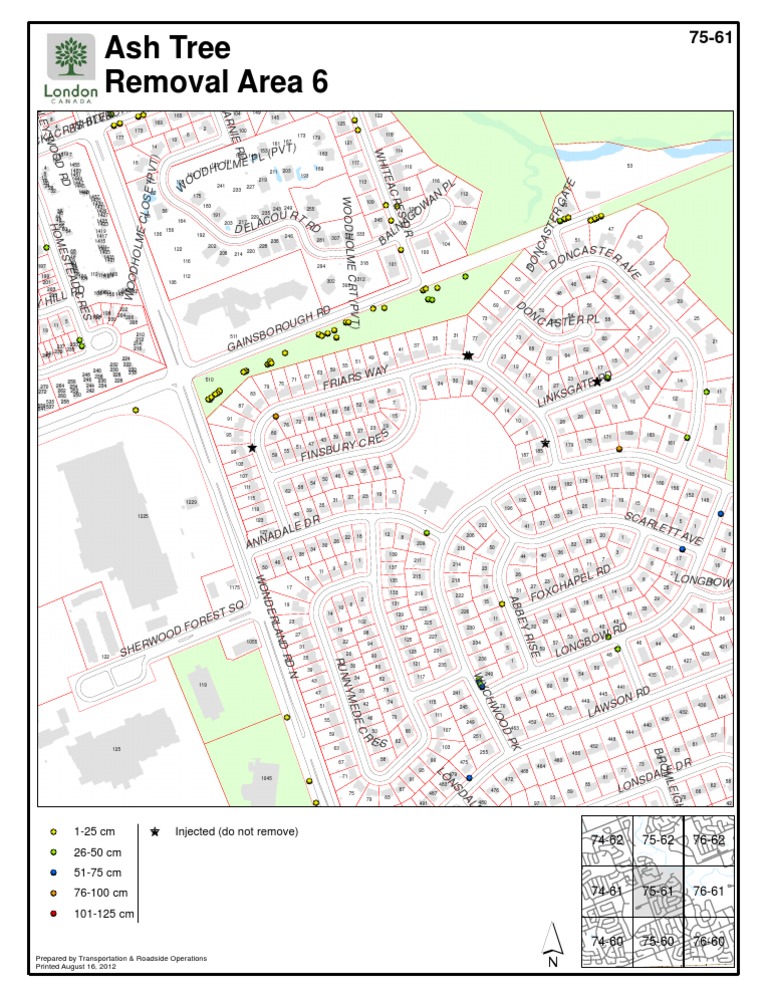 Ash Tree Removal Area Map | PDF