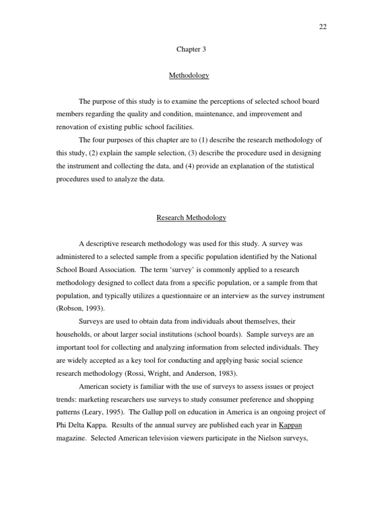Methodology | PDF | Survey Methodology | Sampling (Statistics)