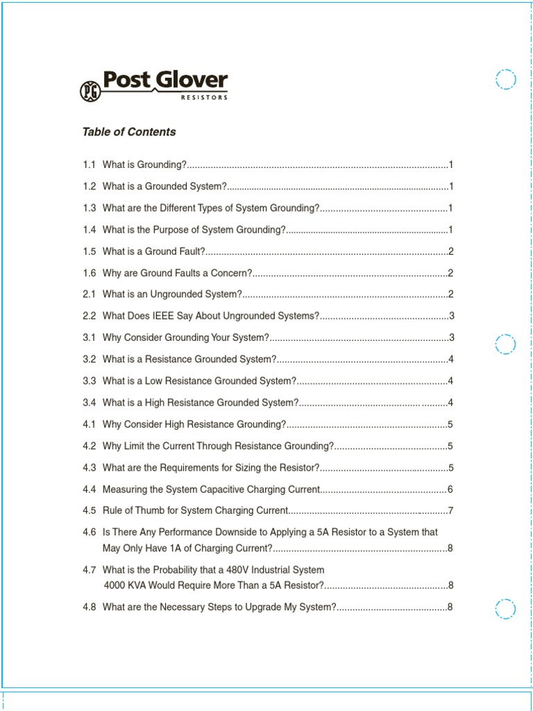 NGR Technical Guide | PDF | Resistor | Electrical Resistance And ...