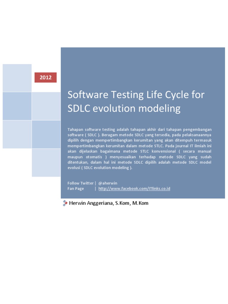 Software Testing For SDLC Evolution Modeling | PDF