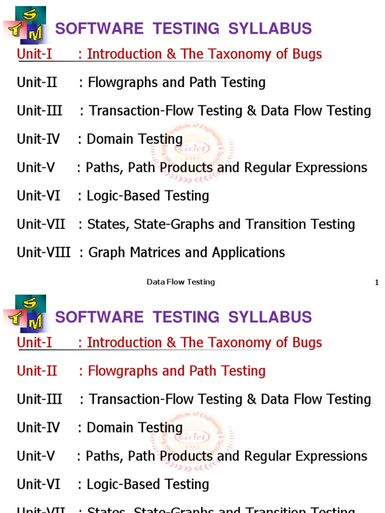 Data Flow Testing | PDF | Instruction Set | Computer Program