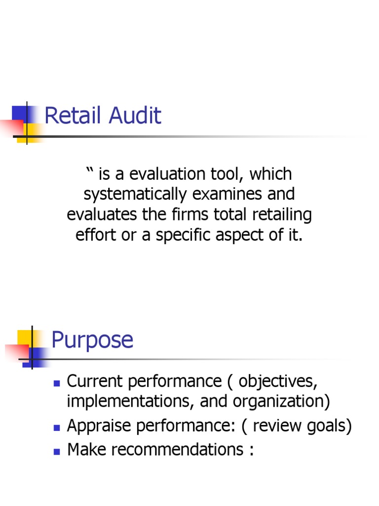 Retail Audit