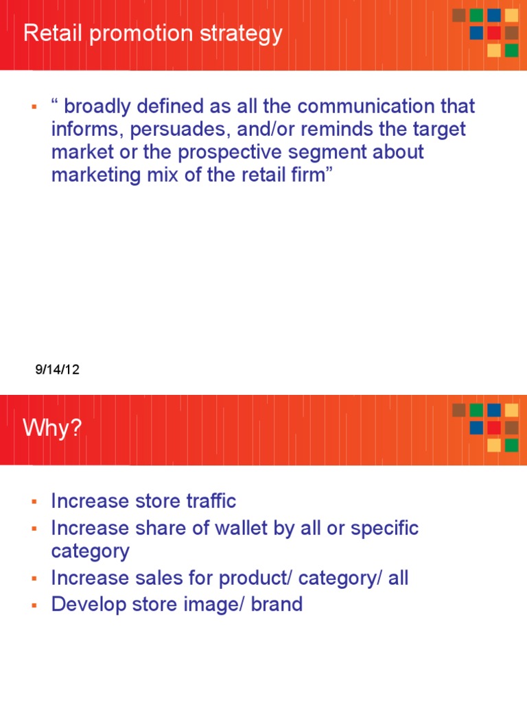 Retail Promotion Strategy | PDF | Brand | Retail