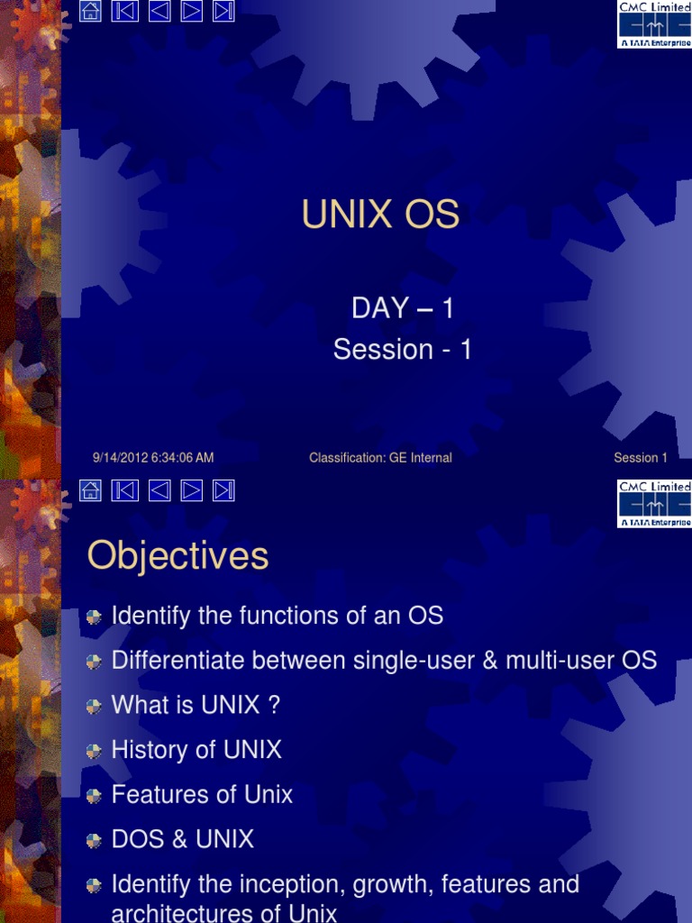 Unix Day1session1 Command Line Interface Unix 