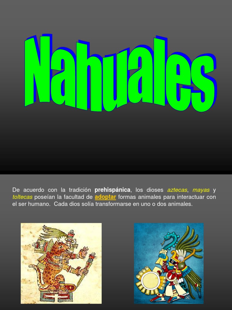 Nahuales Pdf Religión Y Creencia Cultura General