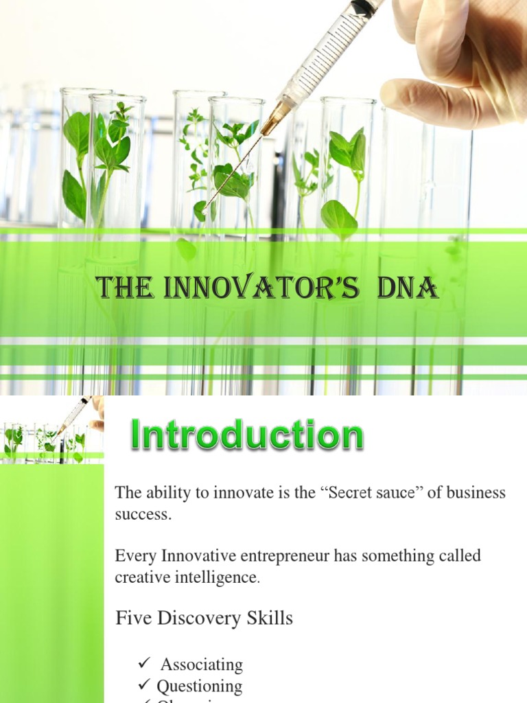 The Innovator's DNA | PDF