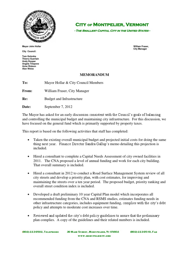 FY14 Overview Memo | PDF | Expense | Taxes