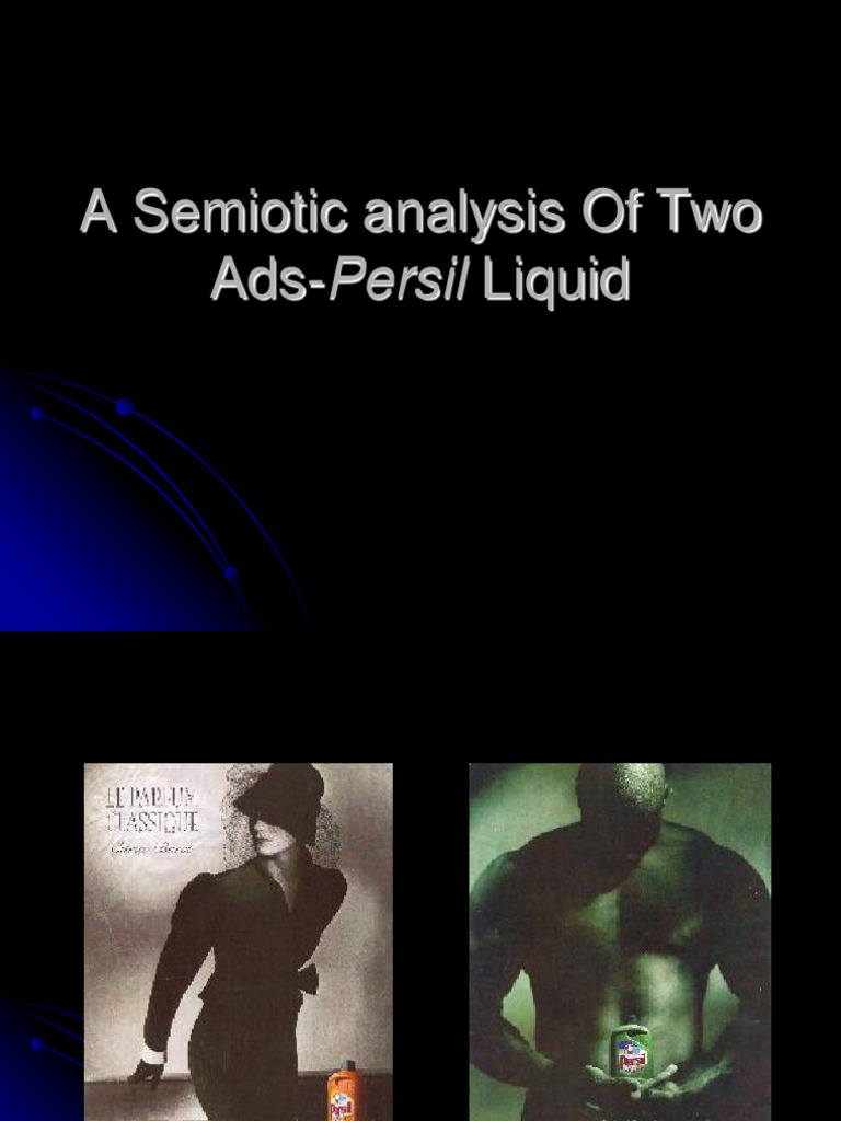 Semiotic Analysis of Persil Ads | PDF | Semiotics | Advertising