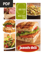 Jason Deli Menu | PDF | Potato Chip | Salad