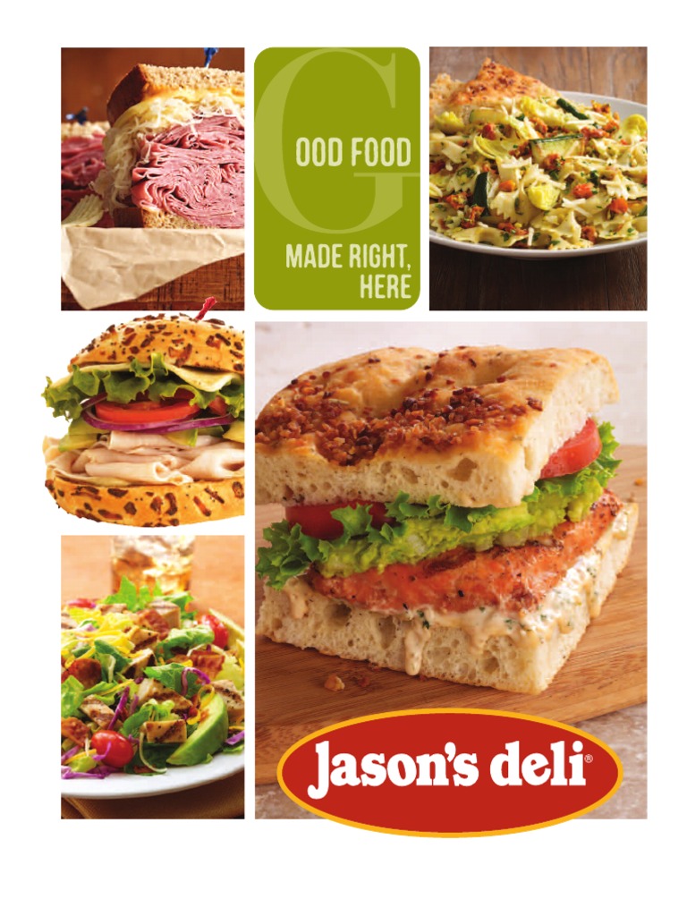 Jasons Deli Menu 02 | Salad | Bacon