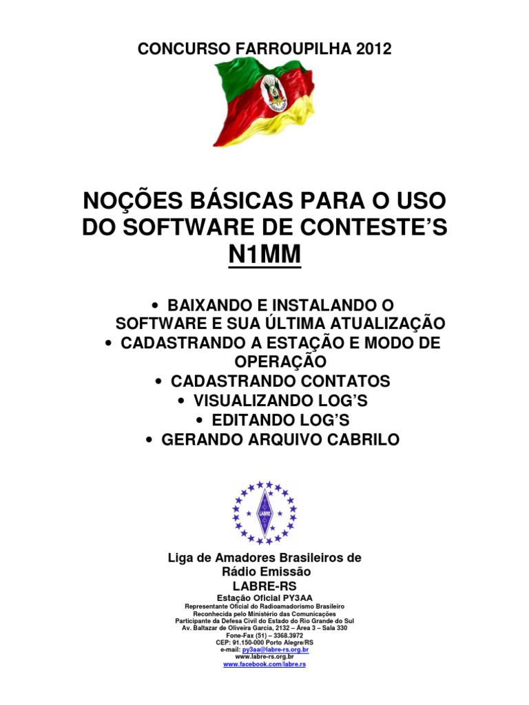 Manual Básico do N1MM para Concurso | PDF | Radioamadorismo | Informática