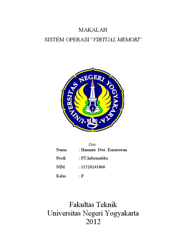 Makalah Virtual Memori | PDF