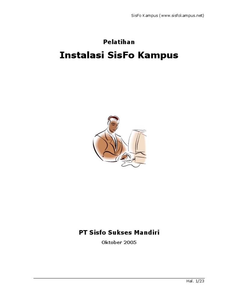 Pelatihan Instalasi SisFo Kampus PDF | PDF