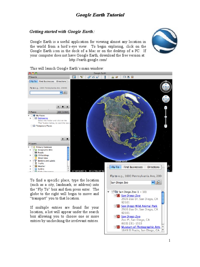 Google Earth | PDF | Icon (Computing) | Google