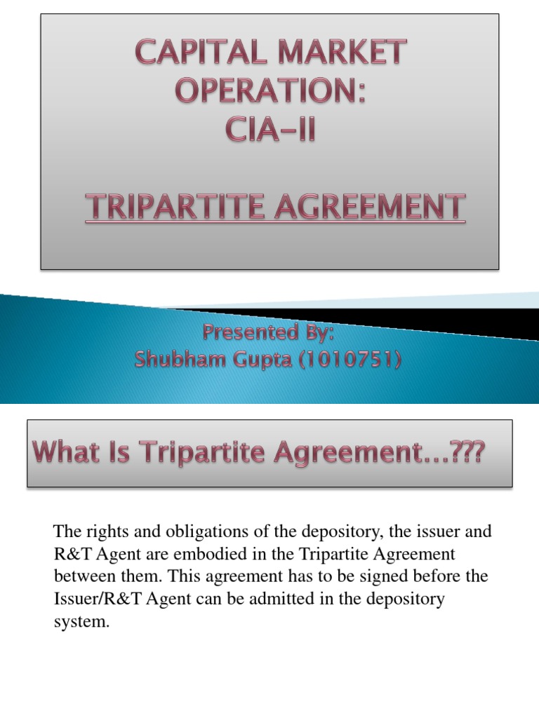 Tripartite Agreement