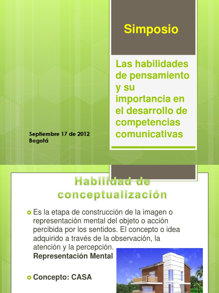 Presentacion Simposio | Concepto | Comprensión