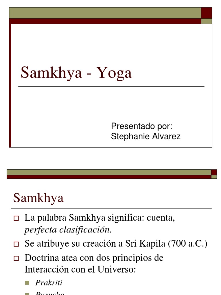 Samkhya - Yoga | PDF
