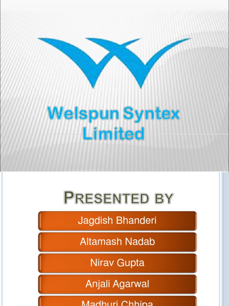 Welspun | PDF | Yarn | Dyeing