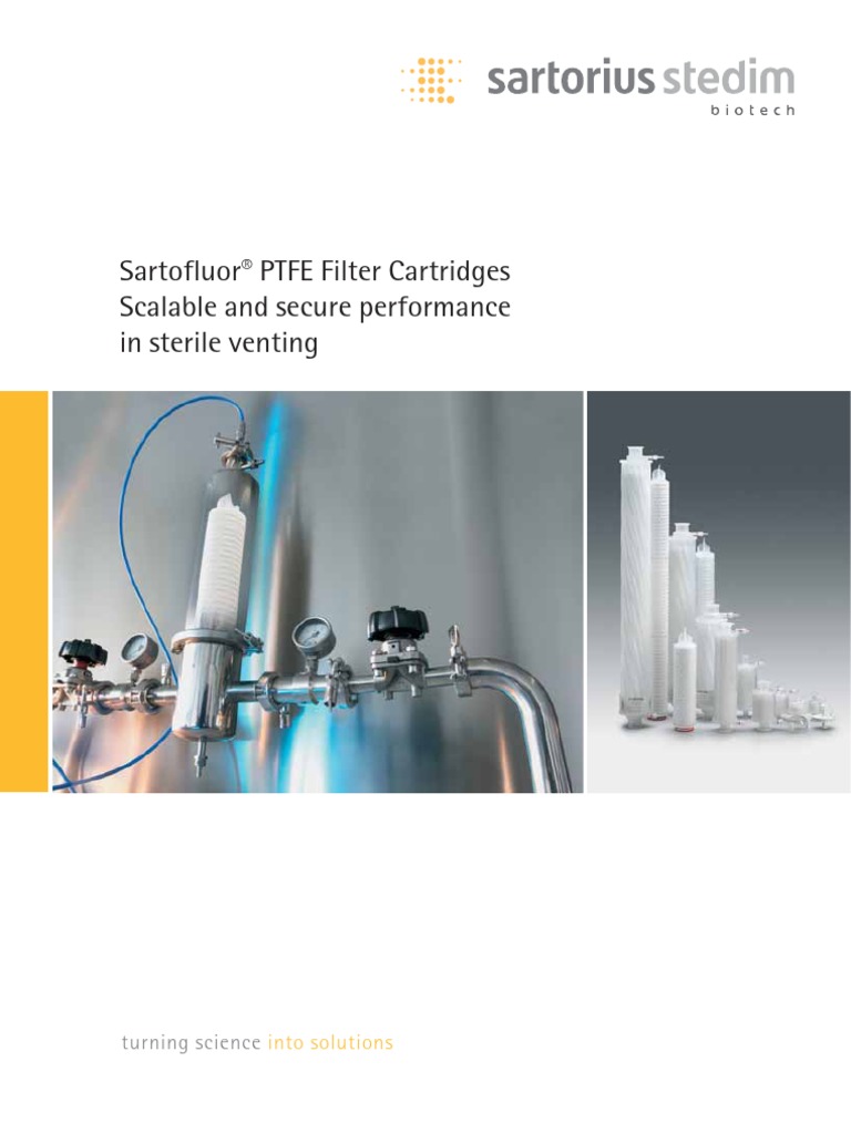 Sartorius Sartofluor Ptfe Cartridges | Filtration | Steam