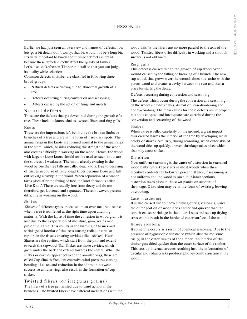 Timber Defects | PDF | Wood | Lumber