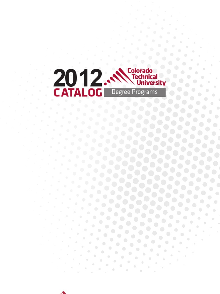 Course Catalog | PDF | Thesis | Curriculum