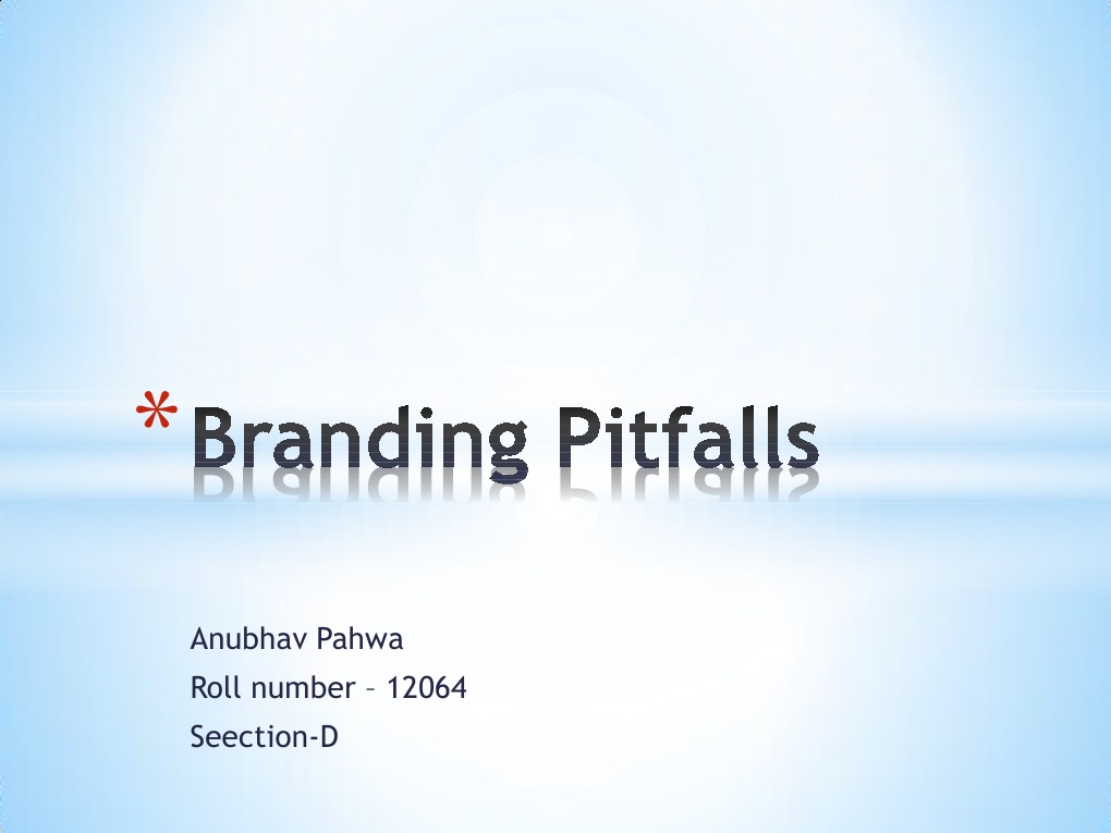 Key Branding Pitfalls Explained | PDF | Business