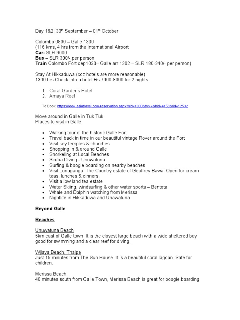 Colombo Pdf Travel Home Garden