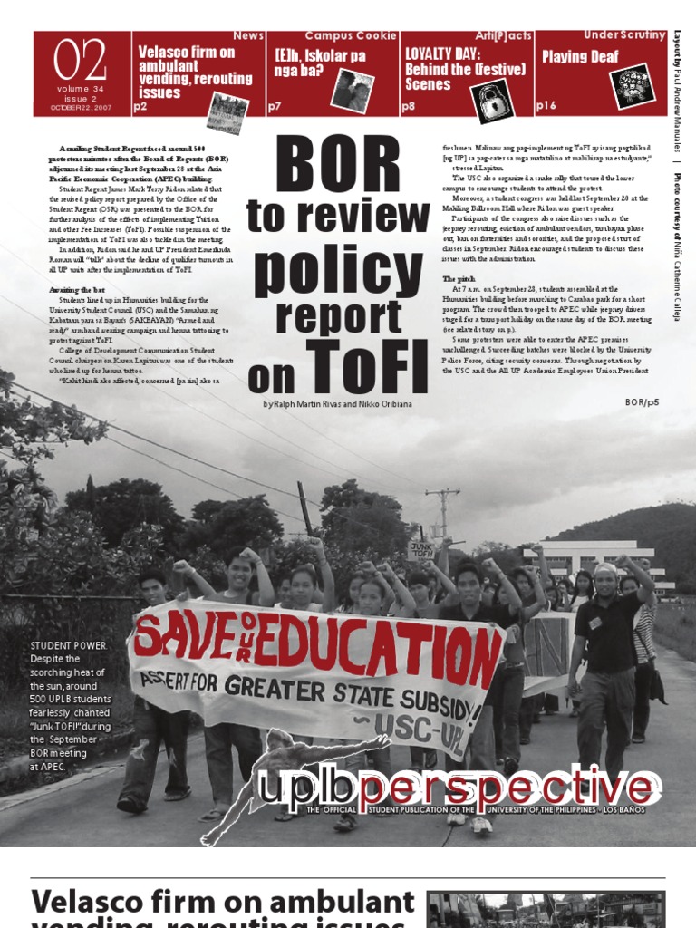 UPLB Perspective Volume 34 Issue 2 | PDF | Tuition Payments | Poverty