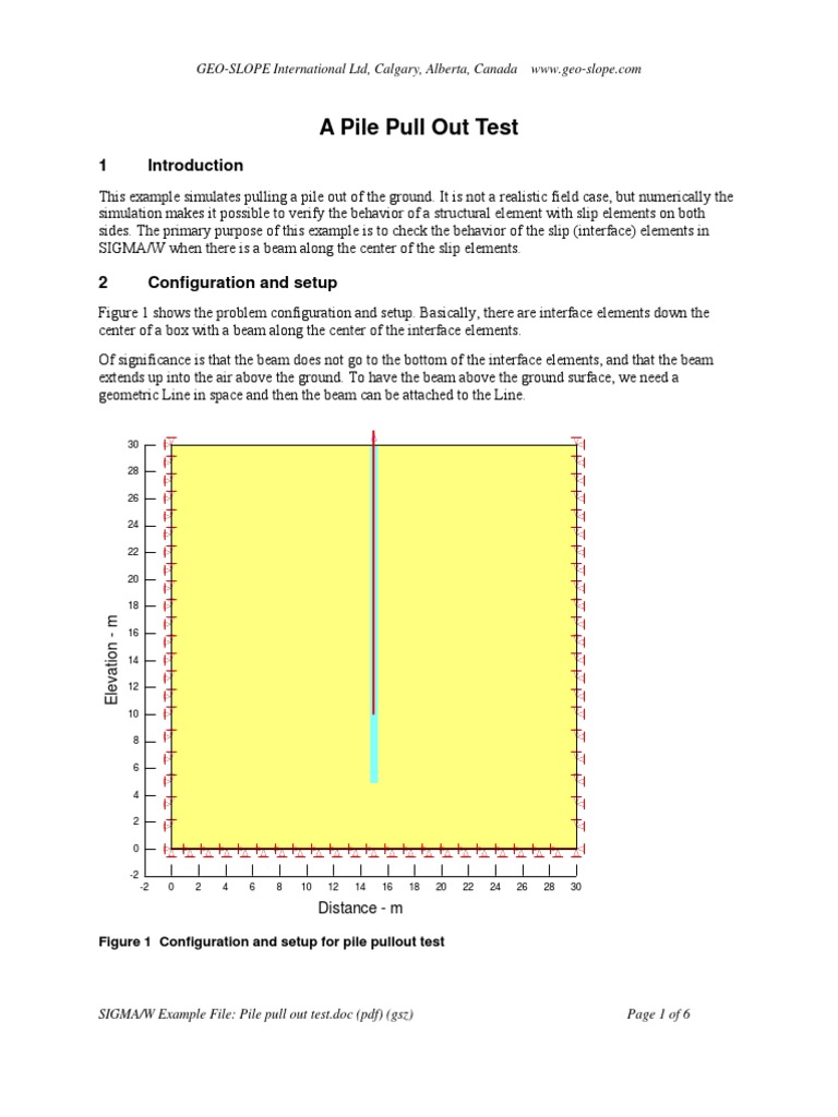 Pile Pull Out Test | Stress (Mechanics) | Strength Of Materials