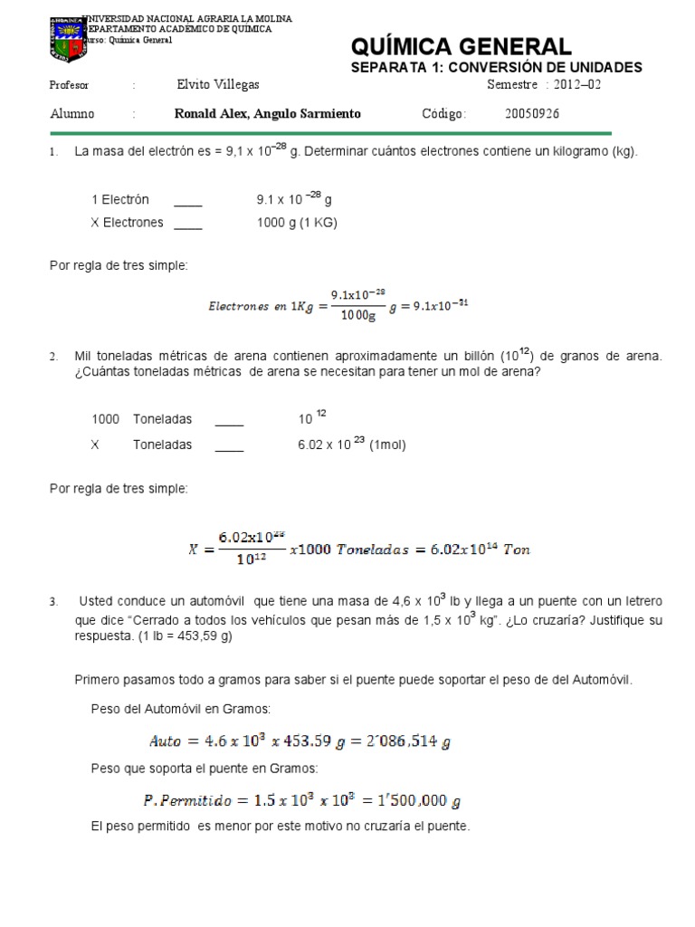 SEPARATA 1 Resuelto | PDF | Celsius | Fahrenheit